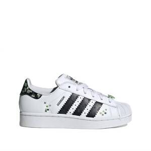 adidas | Shoes | New Adidas Big Kids Superstar Ii X Minecraft Shoes In ...